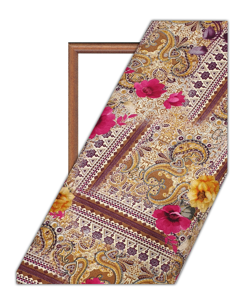 Casual Look Simple Crepe Abstract Printed Fabric » FABROHUB